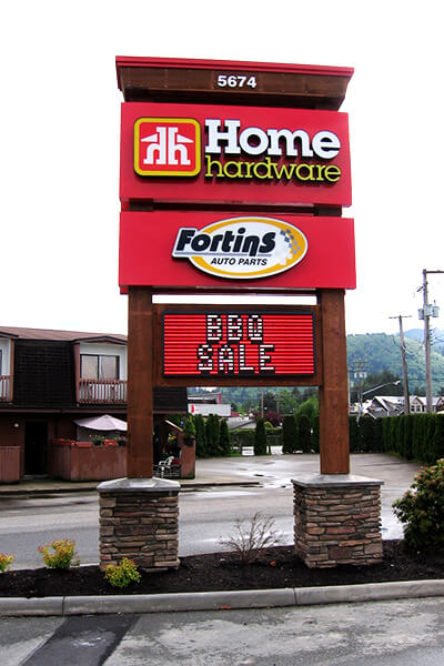 Home Hardware - AdChoice LED Signs